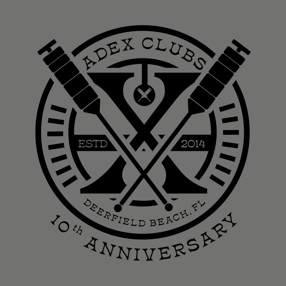 Adex 10 Year Anniversary Shirt – Adex Clubs & Maces